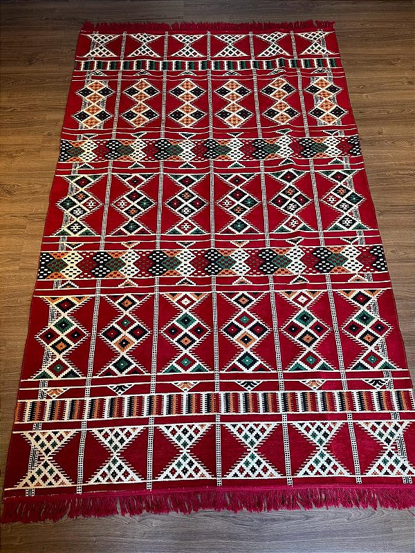 Tapete Dupla Face - Turco - Artesanal - 1,45 X 2,35MT - Marrocos For ...