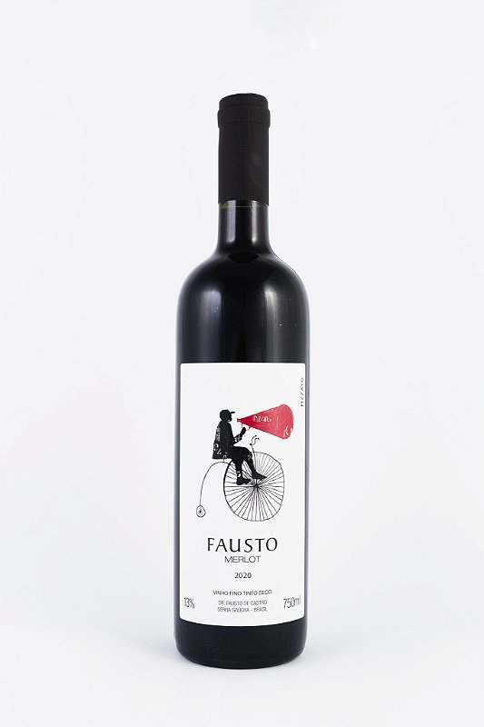 Fausto Merlot - 750ml - Pizzato - Deliart Brasil