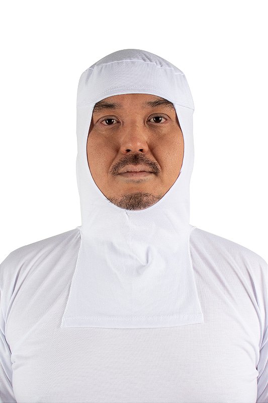 Capuz touca árabe em malha pv - Soccorro Equipamentos de Proteção