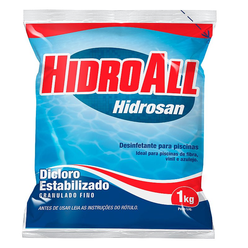 Cloro Hidroall Hidrosan Plus 1kg - Hotech - Produtos e Acessórios para ...