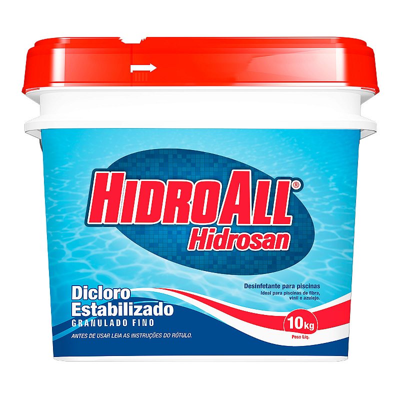 Cloro Hidroall Hidrosan Plus 10kg - Hotech - Produtos e Acessórios para ...