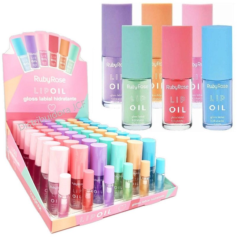 Lip Oil Ruby Rose 6 Tons HB9221 - Display C/ 48 Unid - Distribuidora ...