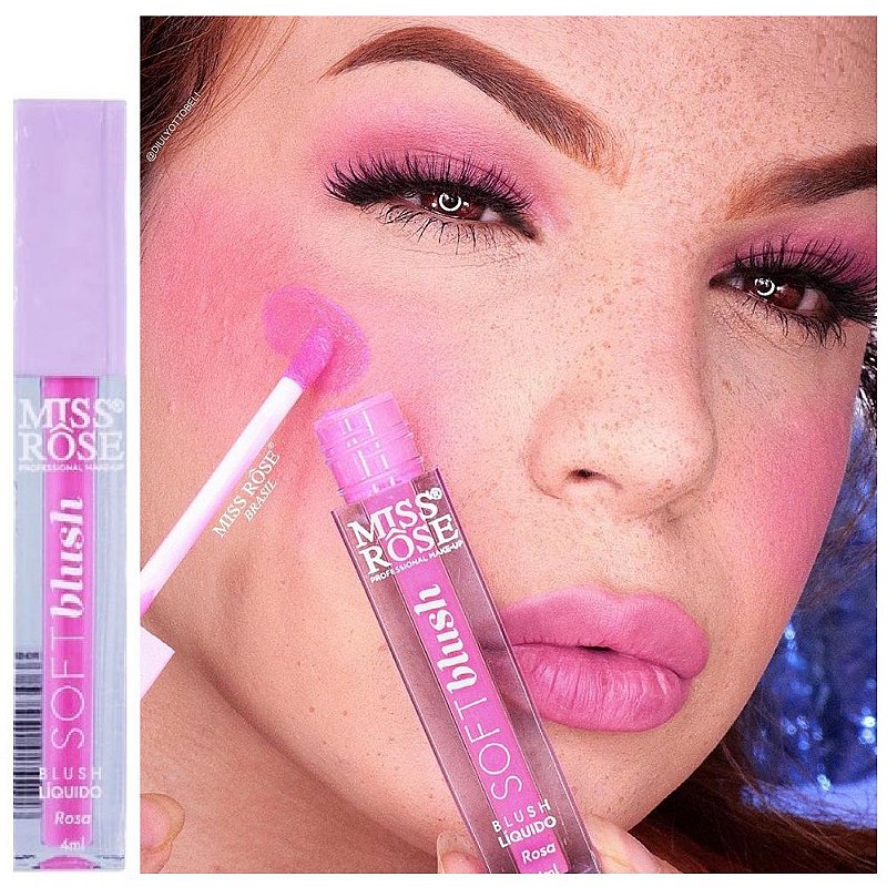 Soft Blush Miss Rose 3 em 1 - Cor Rosa - Distribuidora JCF: Maquiagem e ...