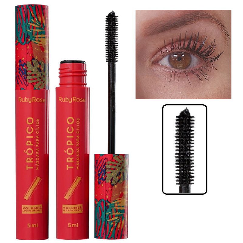 Ruby Rose - Mascara de Cílios Trópico Volume e Alongamento ...