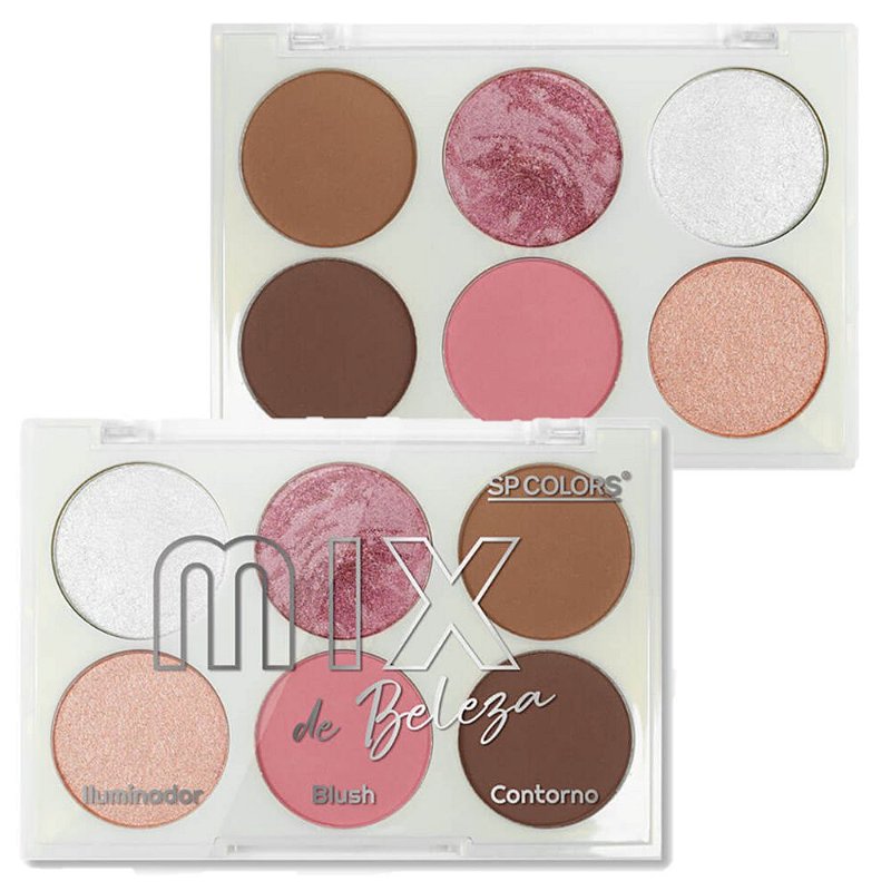 SPColors - Kit Blush Iluminador Contorno SP247 - Cor A - Distribuidora ...