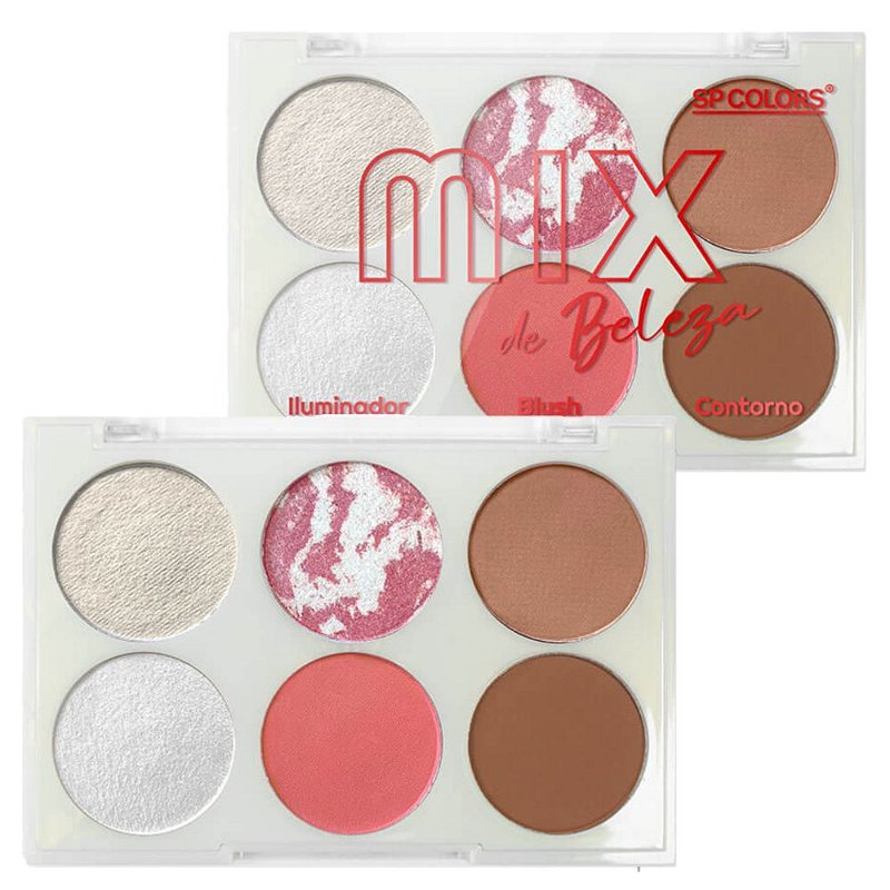 SPColors - Kit Blush Iluminador Contorno SP247 - Cor B - Distribuidora ...