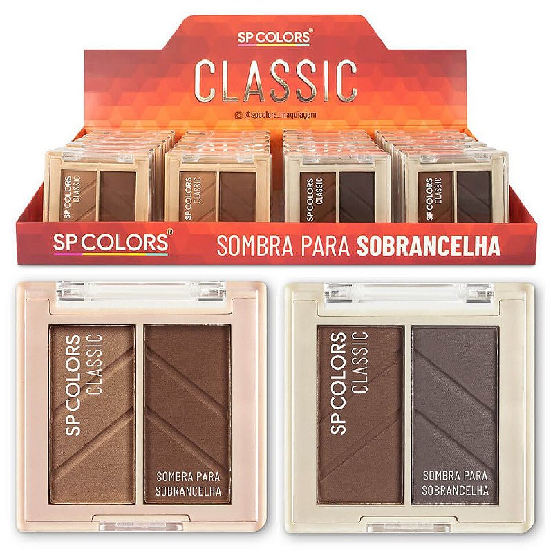 SP Colors - Sombra de Sobrancelha Classic SP265 - KIT 24 und ...
