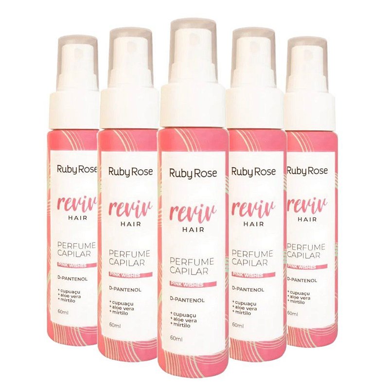 Ruby Rose - Perfume Capilar Pink Wishes HB806-1 - 6 und - Distribuidora ...