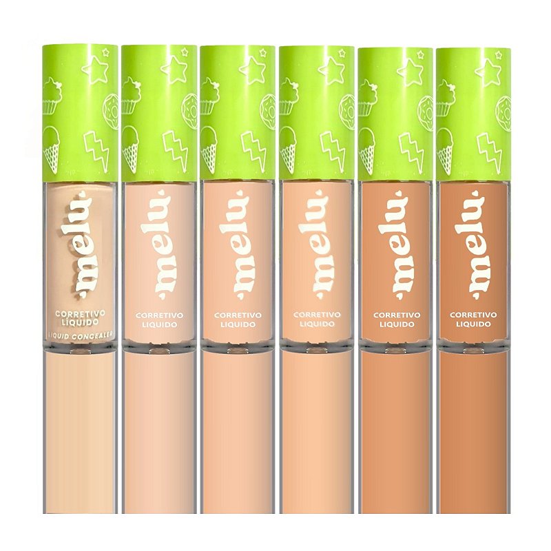 Ruby Rose - Corretivo liquido Melu HB8104 - 6 und (com até 4 cores ...