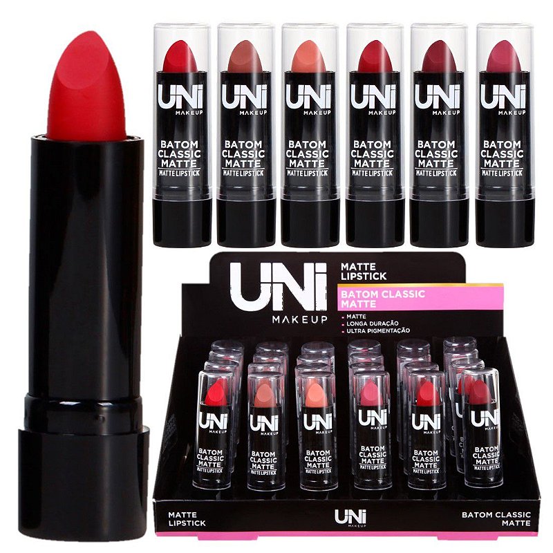 Uni Makeup - Batom Classic Matte Lipstick BA38DS - 24 und ...