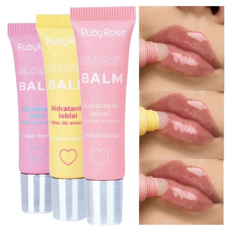 Ruby Rose - Glossy Balm Antioxidante HB8222 - Distribuidora JCF ...