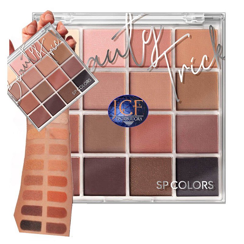 Sp Colors - Paleta de Sombra Beauty Trick Matte SP287 A - Distribuidora ...