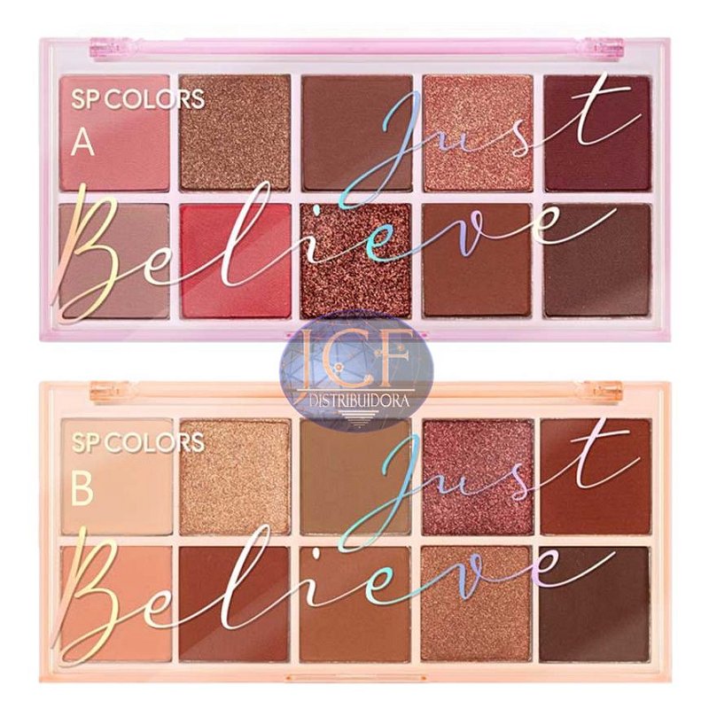 SP Colors Paleta de Sombras Just Believe SP288 - UNIT - Distribuidora ...
