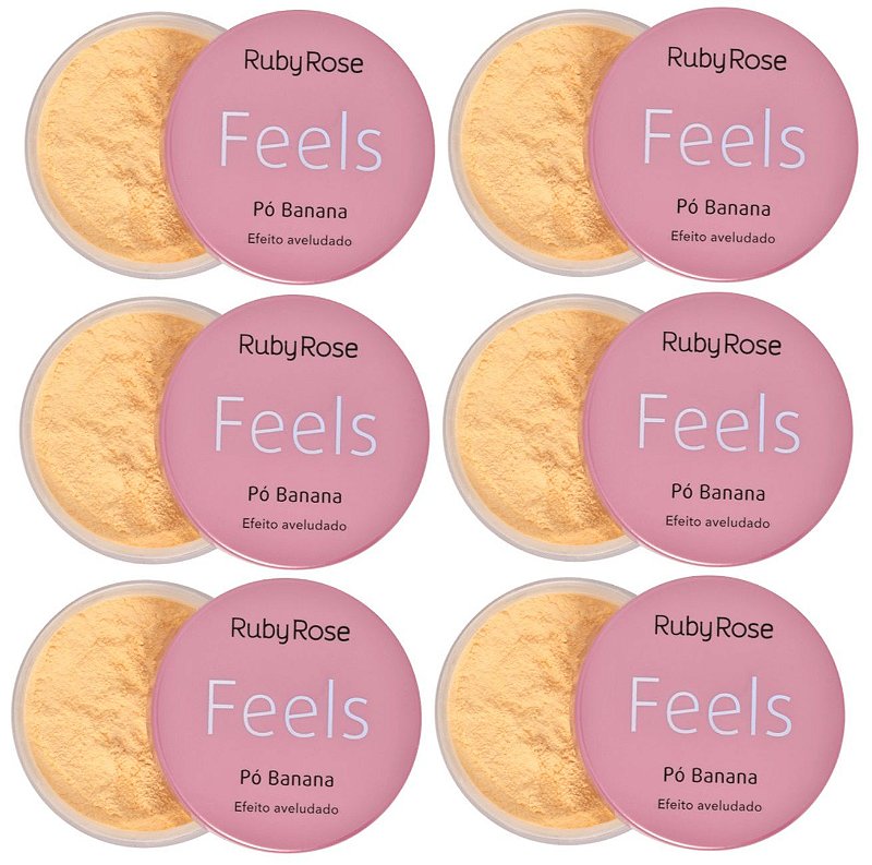 Ruby Rose - Po de Banana Feels HB850 - 06 Unid - Distribuidora JCF ...