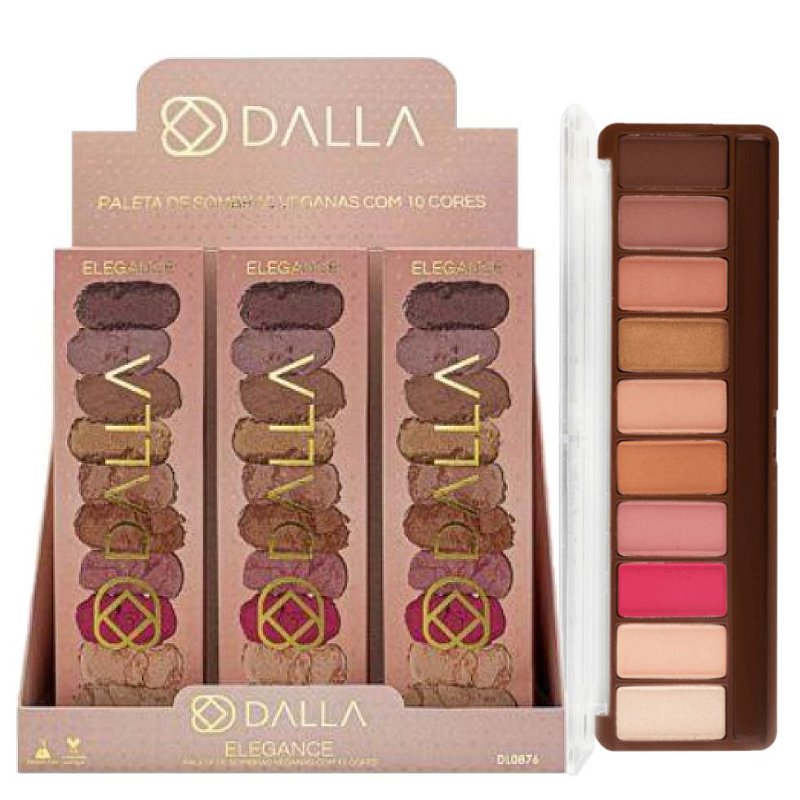 Dalla -Paleta De Sombra Elegance DL0876 - 18 und - Distribuidora JCF ...
