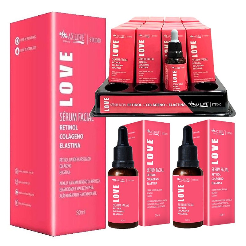 Max Love - Serum Retinol Colageno Elastina - 24 UND - Distribuidora JCF ...