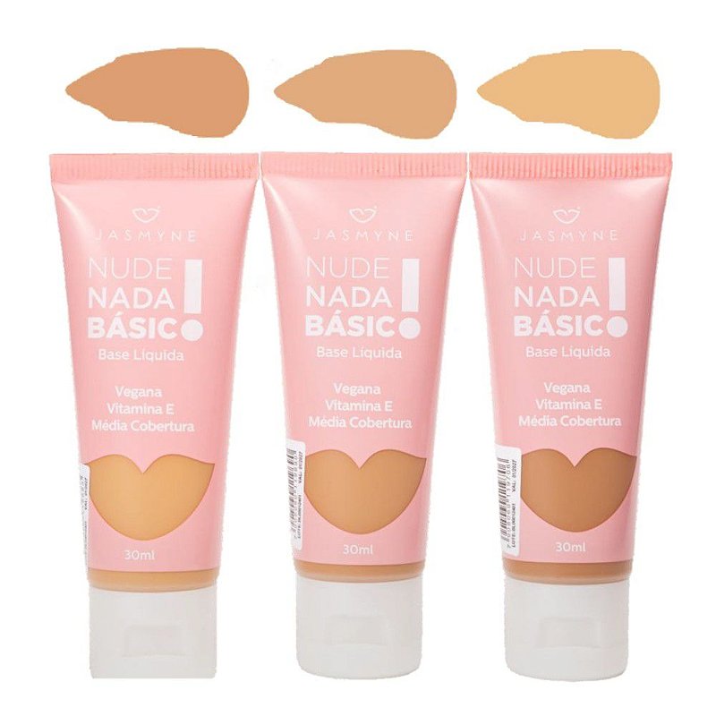Jasmyne - Base Liquida Nude Nada Basico JS00058 (B) - 06 UND ...