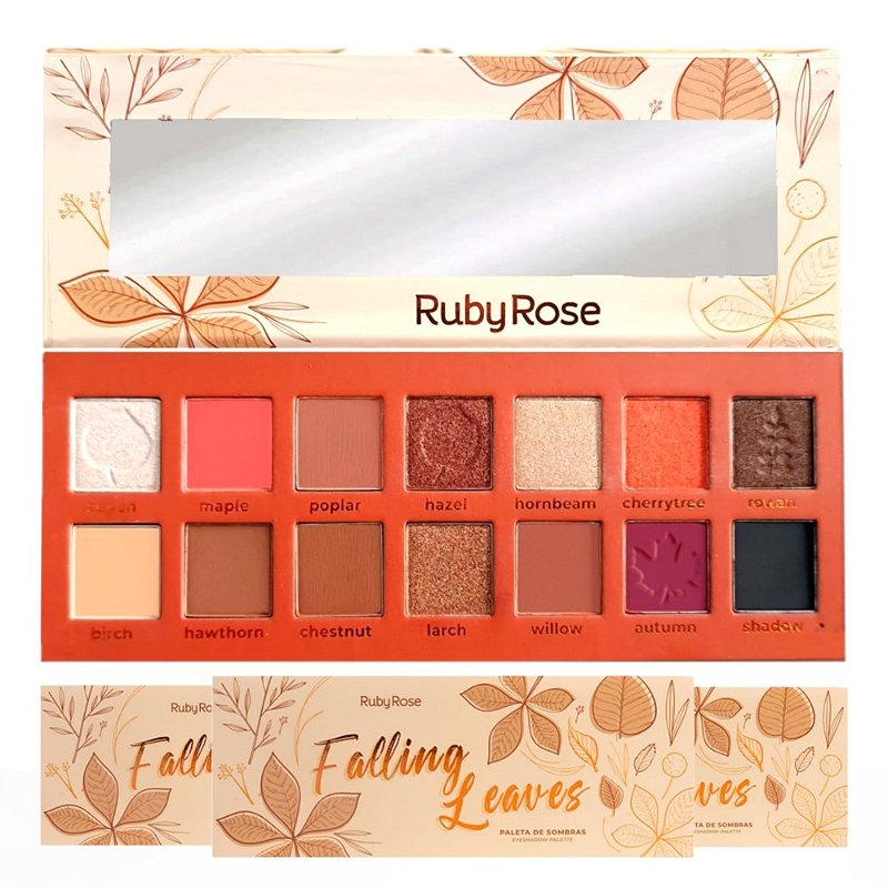 Ruby Rose - Paleta de Sombras Falling Leaves HBF539 - UNIT ...