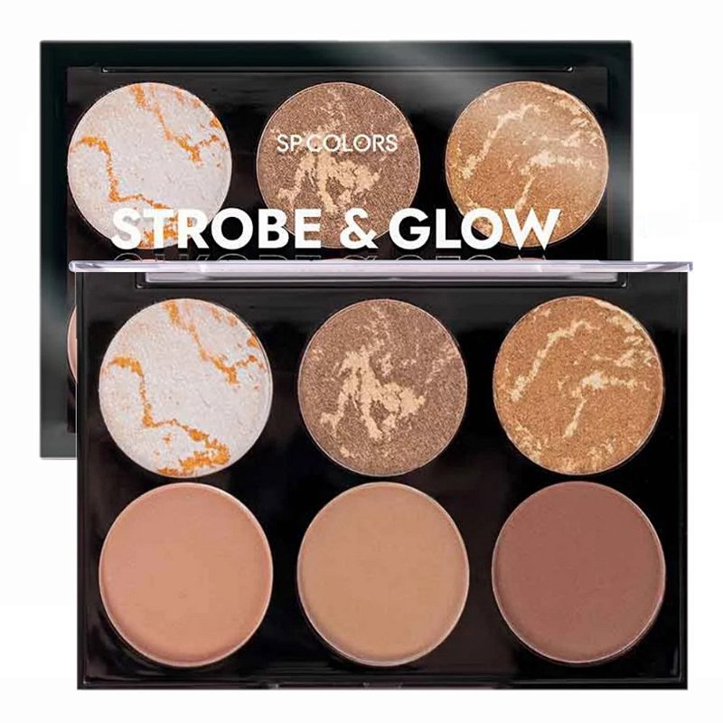 SP Colors - Paleta Iluminador Bronzer Contorno SP348 - UNIT ...