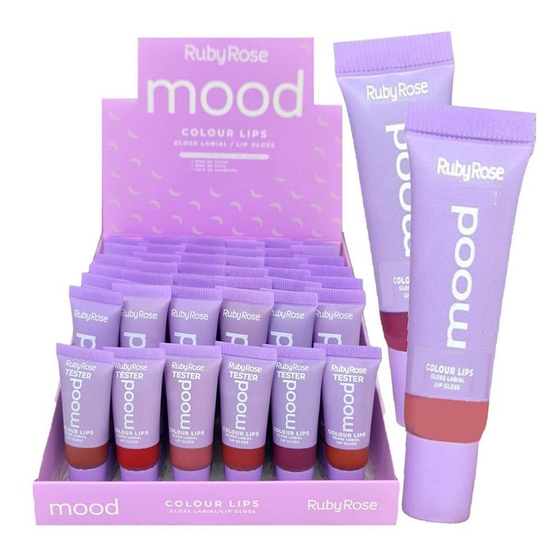 Ruby Rose - Gloss Labial Colour Lips Mood HB7201 - 36 Und ...