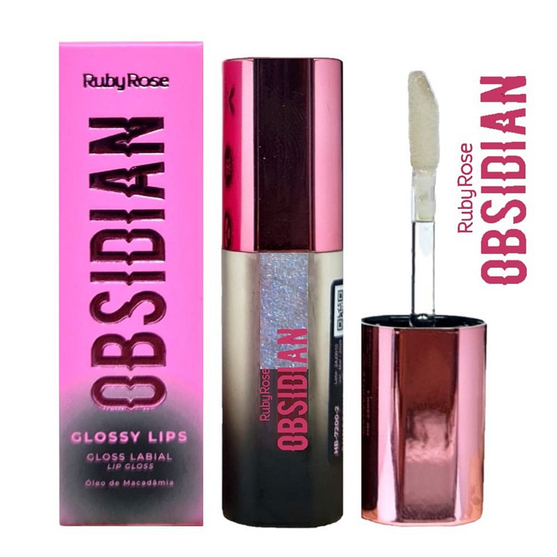 Ruby Rose - Gloss Labial Glossy Lips Obsidian - Moonstone ...