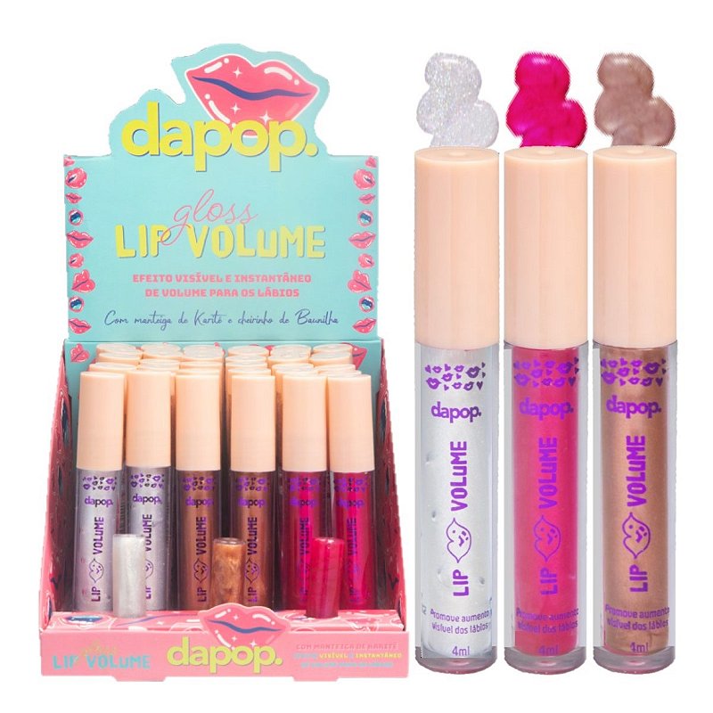 Dapop - Lip Gloss Volume DP2277 - 36 Und - Distribuidora JCF: Maquiagem ...