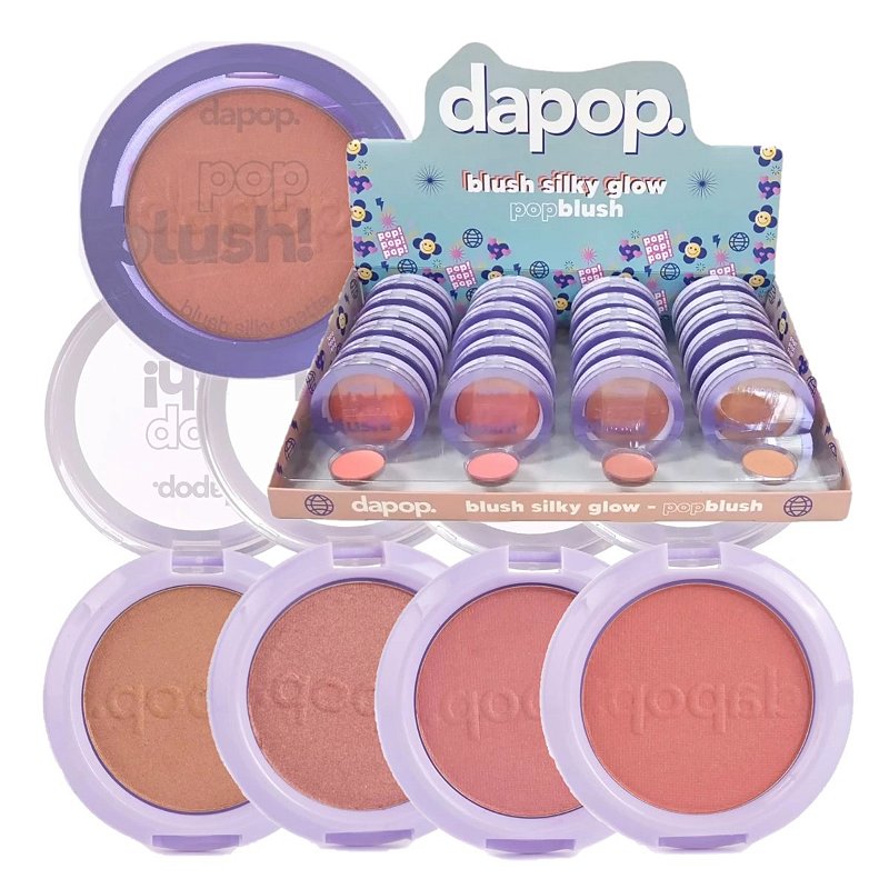Dapop - Blush Pop Silky Glow DP2253 - 24 Und - Distribuidora JCF ...