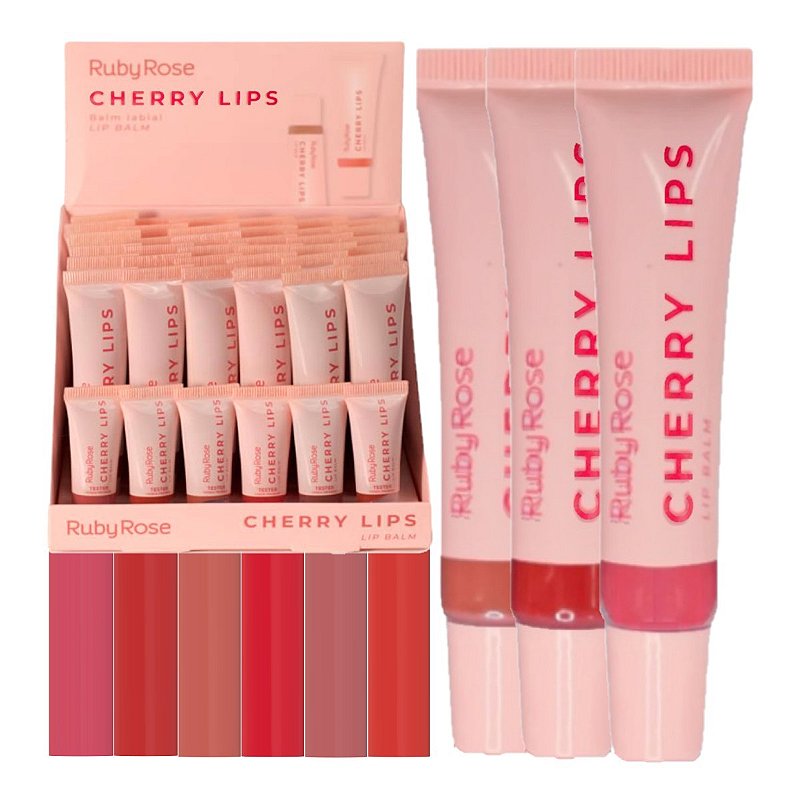Ruby Rose - Lip Balm Cherry Lips L6503 - 36 Und - Distribuidora JCF ...