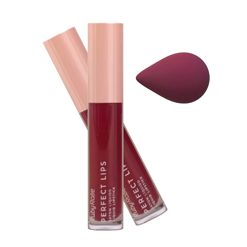 Ruby Rose - Batom Liquido Perfect Lips HB L6200 FEARLESS - Distribuidora JCF: Maquiagem e ...