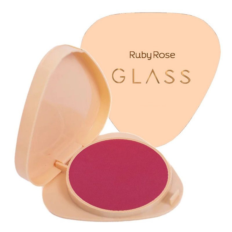 Ruby Rose - Blush Compacto GLASS HB6120 GB80 - 12 Und - Distribuidora ...