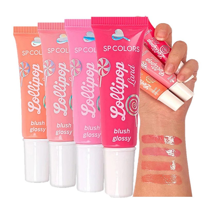 SP Colors - Blush Liquido Glossy Lollipop SP407 - 4 Und - Distribuidora ...