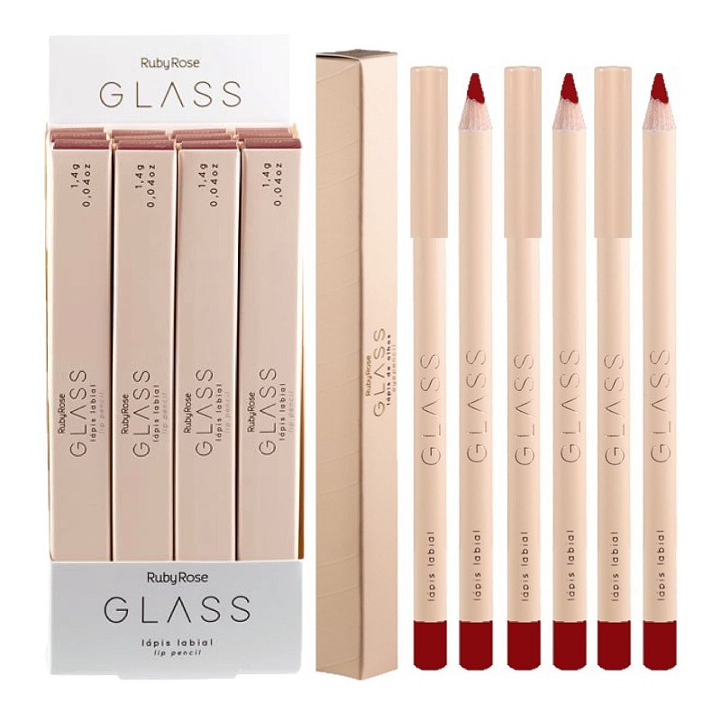 Ruby Rose - Lapis Labial GLASS LL08 - 12 Und - Distribuidora JCF ...