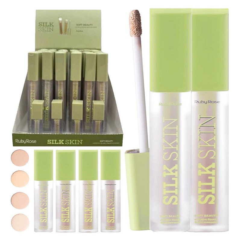 Ruby Rose - Corretivo Soft Silk Skin T1800 G1 - 36 Und - Distribuidora ...