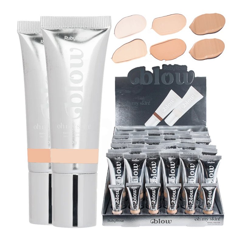 Ruby Rose - Base Blow Oh My Skin Tons Claros G1 - Box C/36 ...