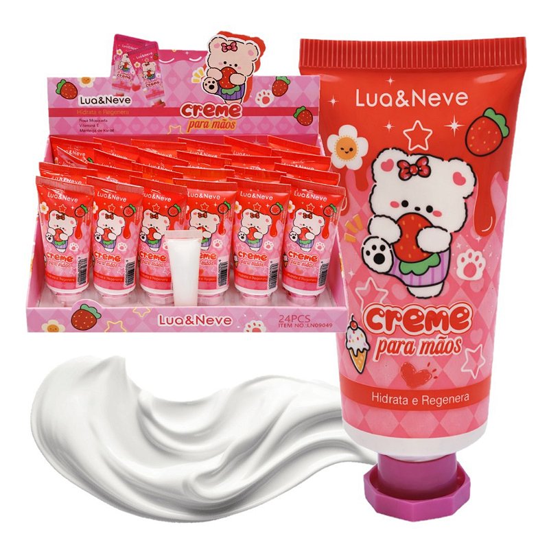 Lua Neve - Creme p/ Maos Urso Fofo LN09049 - 24 Und - Distribuidora JCF ...