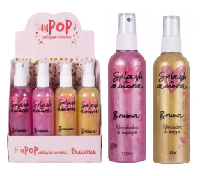 Bruma Splash de Amora Fixa Ilumina e Finaliza Dapop DP2001 - Kit com 2 ...
