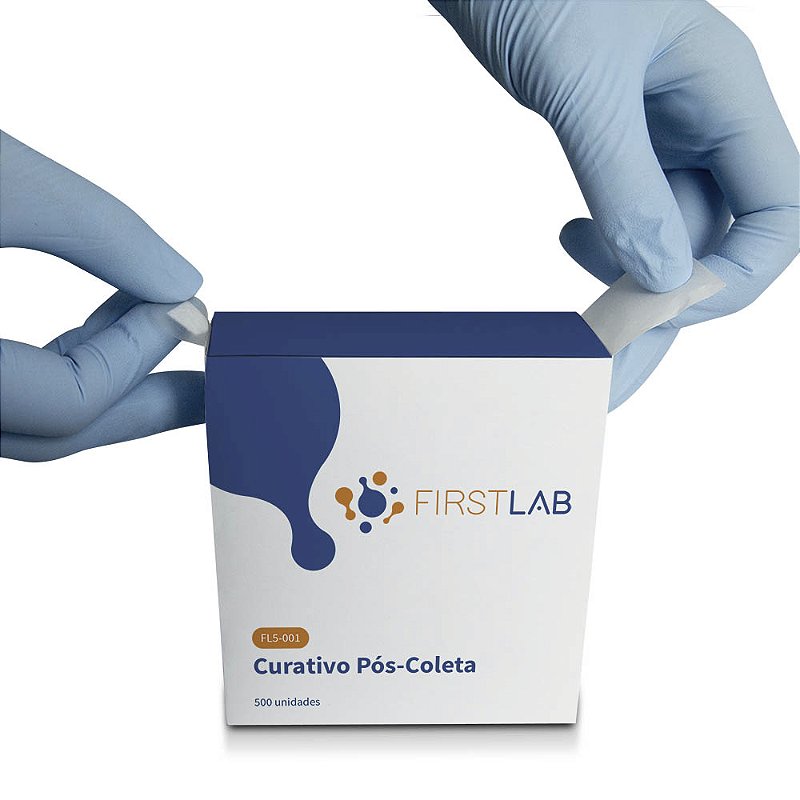 Curativo pós coleta transparente ROLO - 500un/cx - FIRSTLAB - DUBËSSER ...