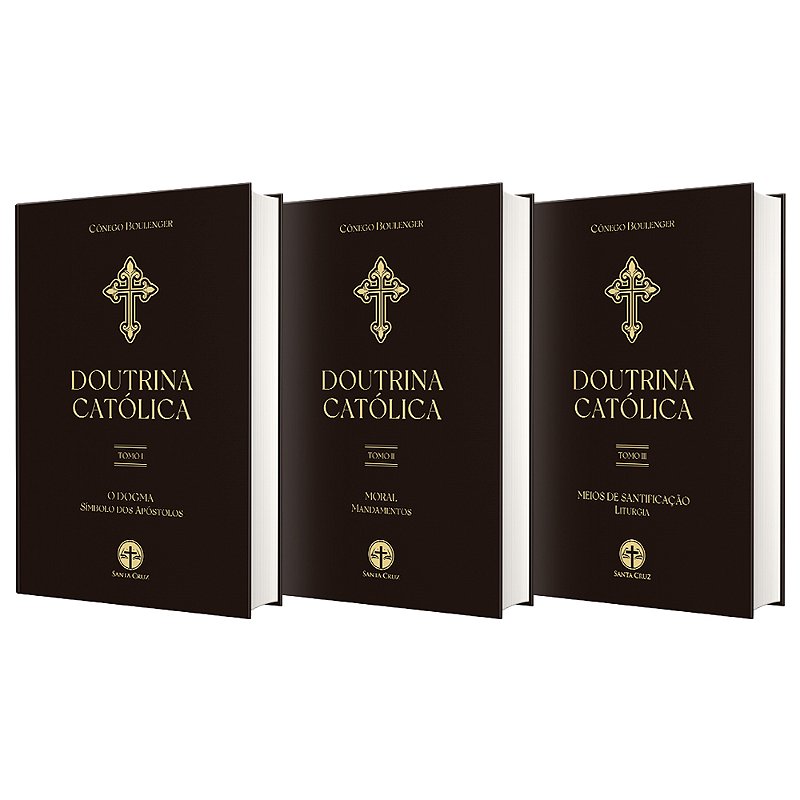 Combo Doutrina Católica - Cônego Boulenger (3 volumes CAPA DURA) - Livraria Católica Tradicional ...