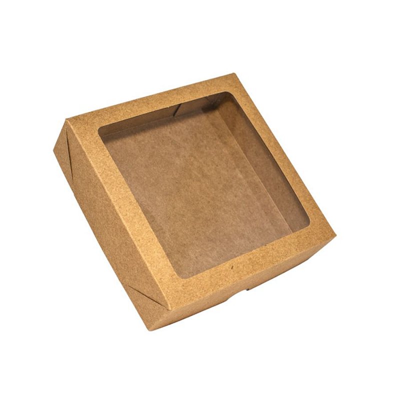 Caixa com Visor S21 (15cm x 15cm x 4cm) Kraft - 10 unidades - Assk ... Caixa com Visor S21 (15cm x 15cm x 4cm) Kraft - 10 unidades - Assk ...