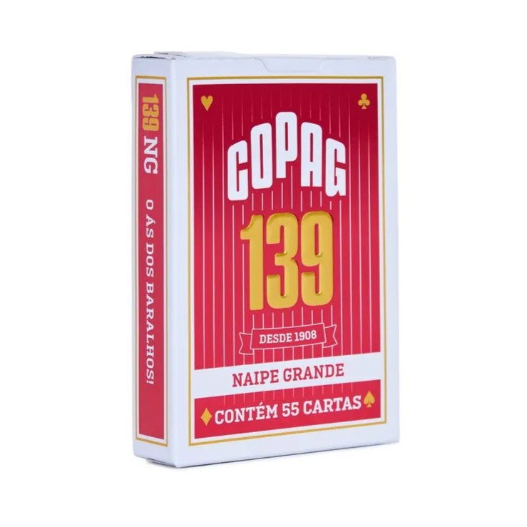 Baralho Copag 139 Naipe Grande Vermelho - Baralho Box - Sua loja online ...