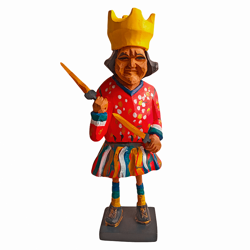 Personagem Reisado - Gledson - CE - Paiol - Sua Loja de Artesanato