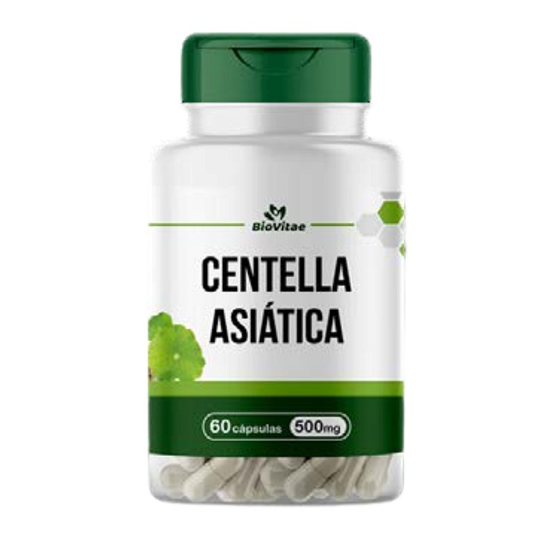Centella Asiática 60caps 500mg Biovitae - Pitada de Tempero | Loja Online