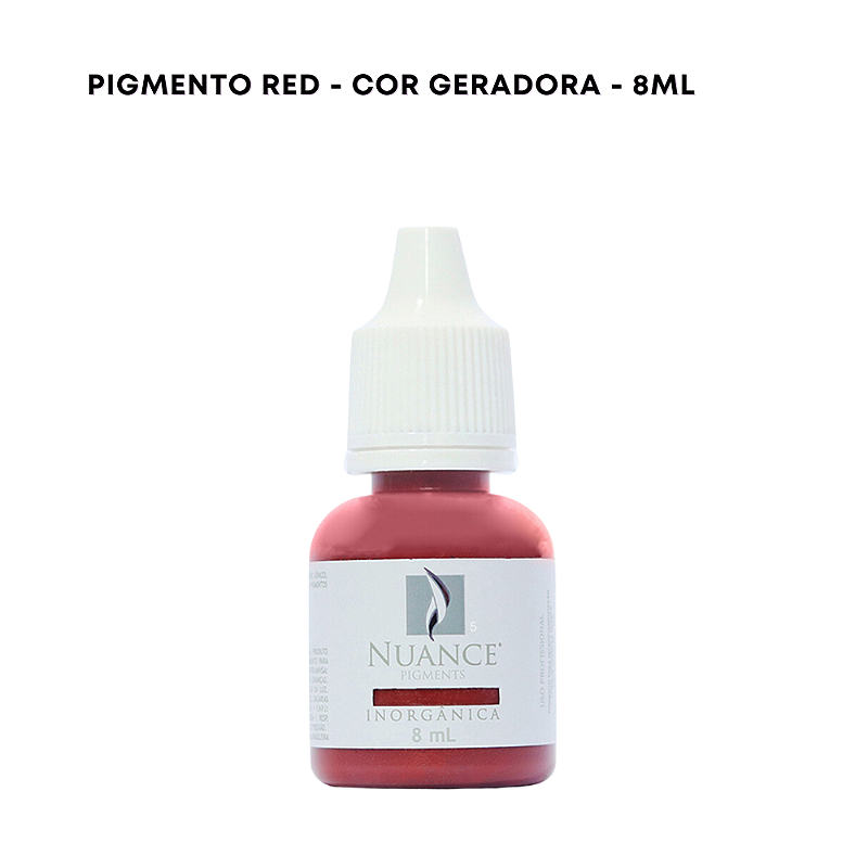Pigmento Red - Cor Geradora 8ml Inorganico Nuance - Loja Pigment Art