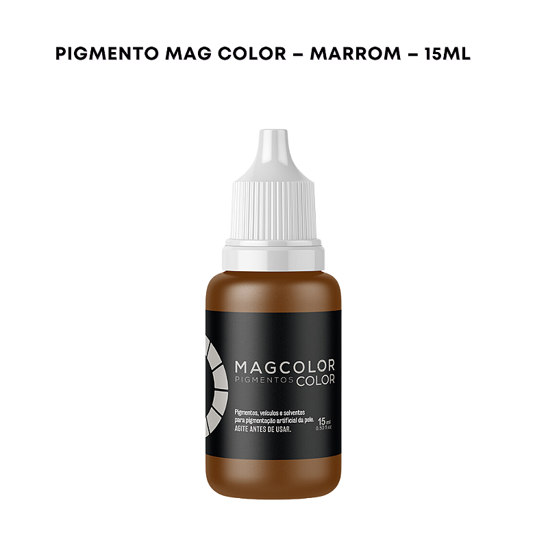Pigmento Mag Color 15ml Marrom - Loja Pigment Art