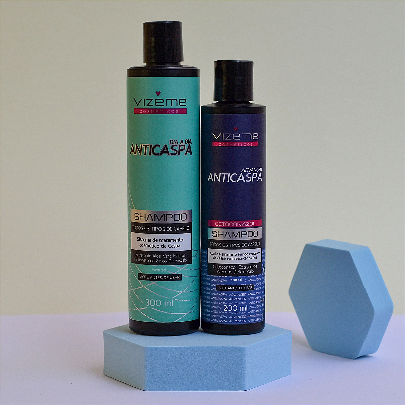 Kit anticaspa - Caspa ZERO! - Vizeme - Vizeme Cosméticos