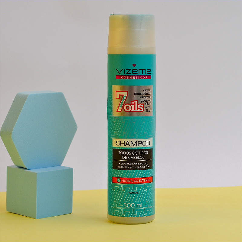 Shampoo Seven Oils - hidratação , 7 óleos multifuncionais - Vizeme ...