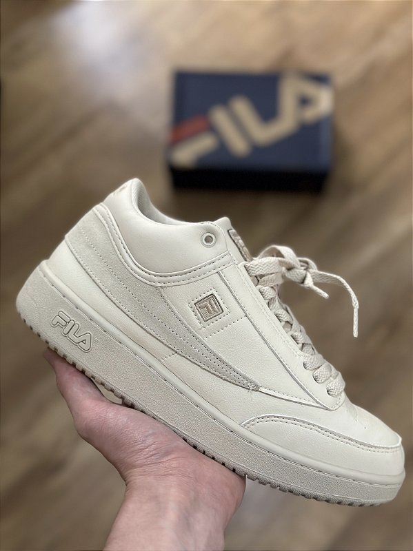 FILA T-1 MID (raw white/ frappe) - Corre de Rua