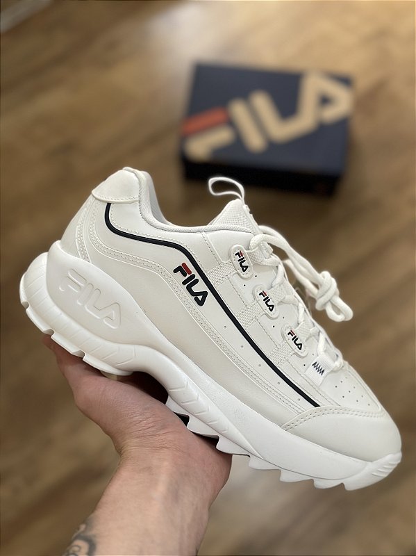 FILA HOMETOWN (white/Navy/red) - Corre de Rua