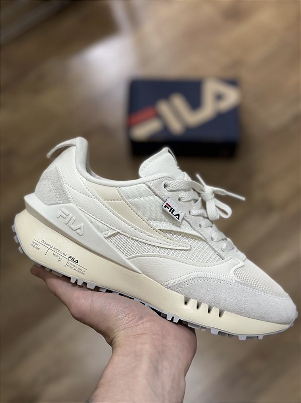 FILA RENNO VINTAGE (vaporous/Navy/red) - Corre de Rua