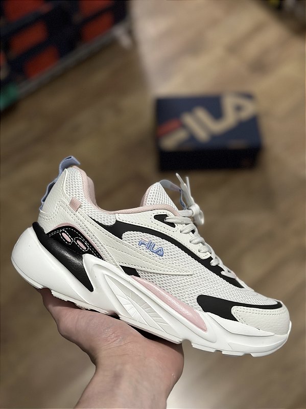 FILA RT-LOW (gray/black/lotus) - Corre de Rua